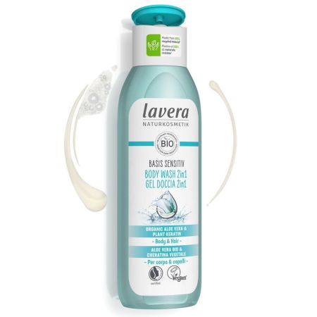 Gel de dus si sampon bio cu aloe vera si keratina din plant : Bebe Tei