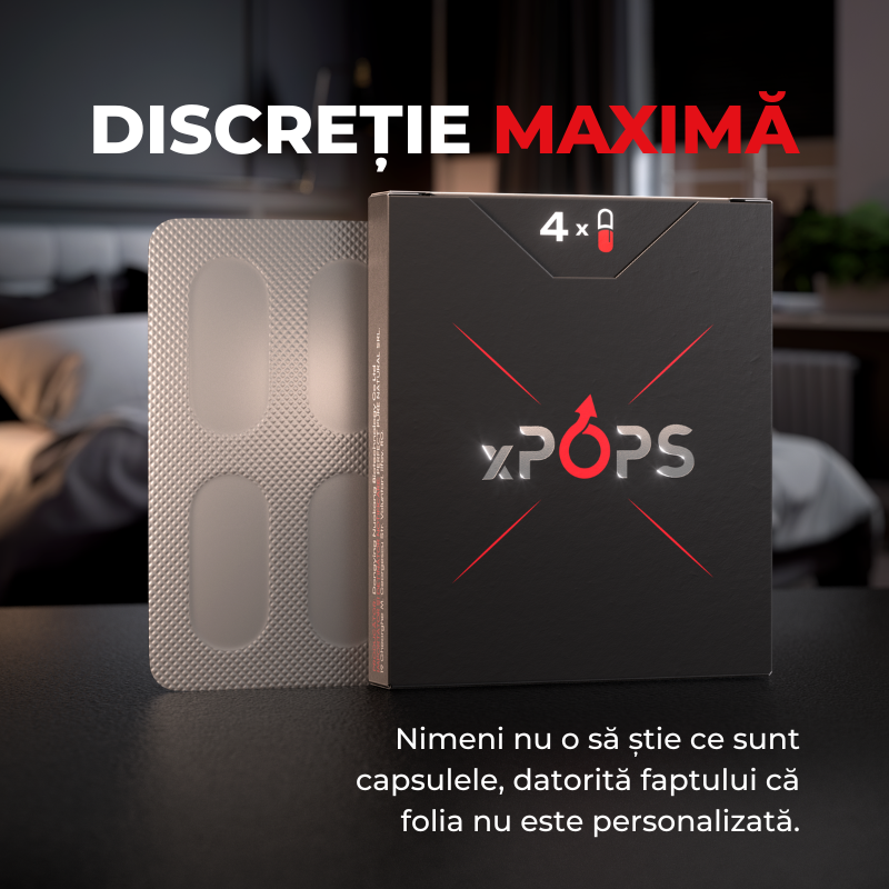 Pastile pentru potenta, 4 capsule, xPops : Bebe Tei