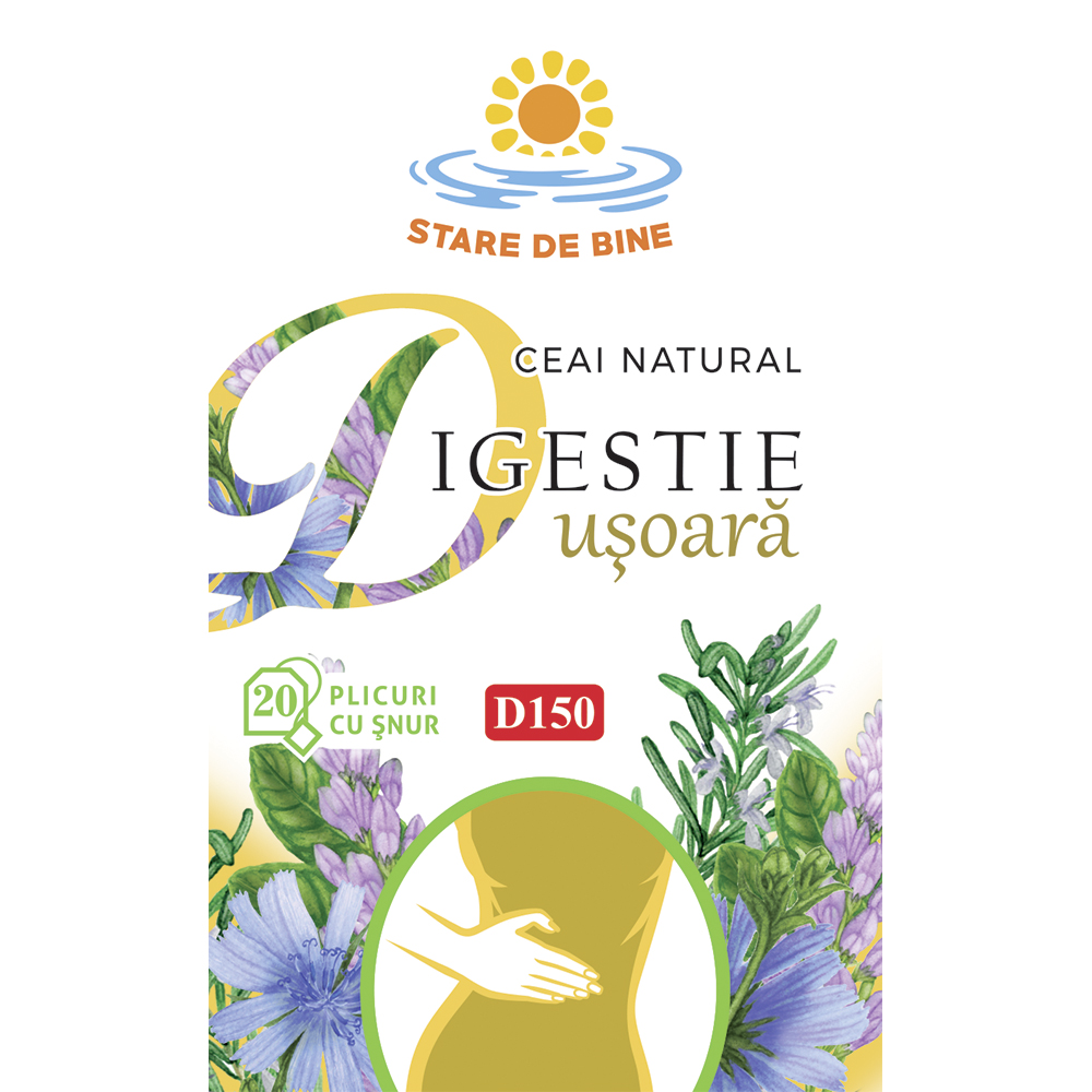 Ceai digestie usoara Stare de bine, 20 plicuri, Fares : Bebe Tei