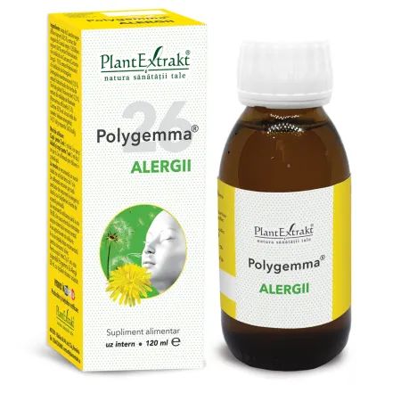 Polygemma 26 Alergii, 120 ml, Plant Extrakt : Bebe Tei