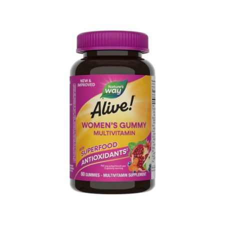 Jeleuri pentru femei Alive Women's Gummy, 60 buc, Nature's : Bebe Tei