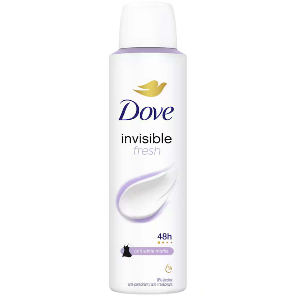 Deodorant spray pentru femei Invizible Fresh, 150 ml, Dove : Bebe Tei