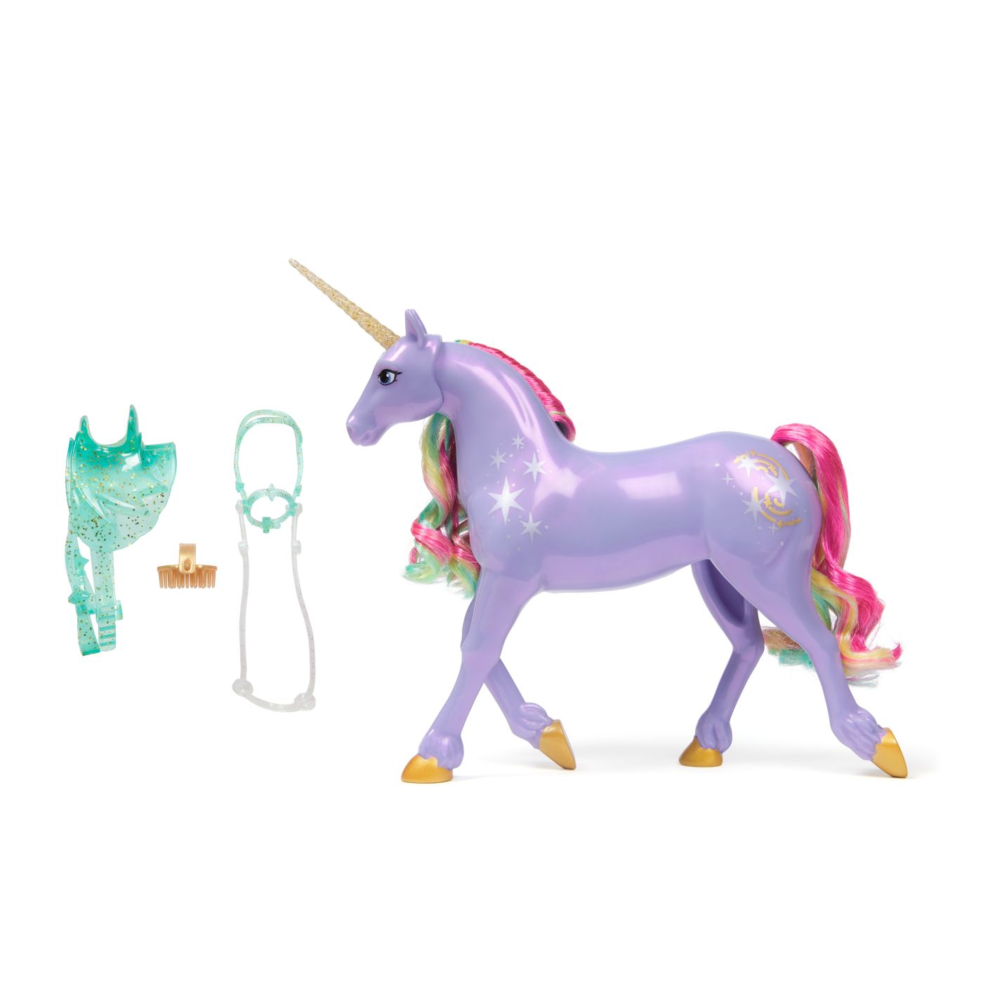 Figurina Unicornul Wildstar, 4 ani+, Unicorn Academy : Bebe Tei
