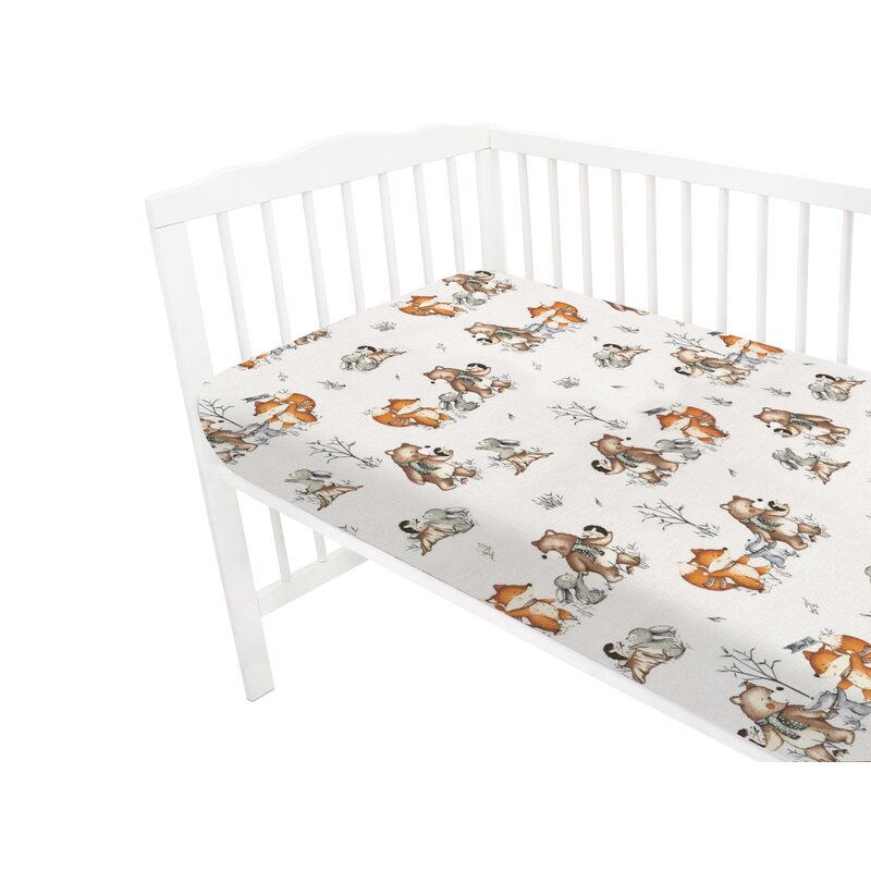 Cearceaf cu elastic, 120X60 cm, Time for fun, MimiNu : Bebe Tei