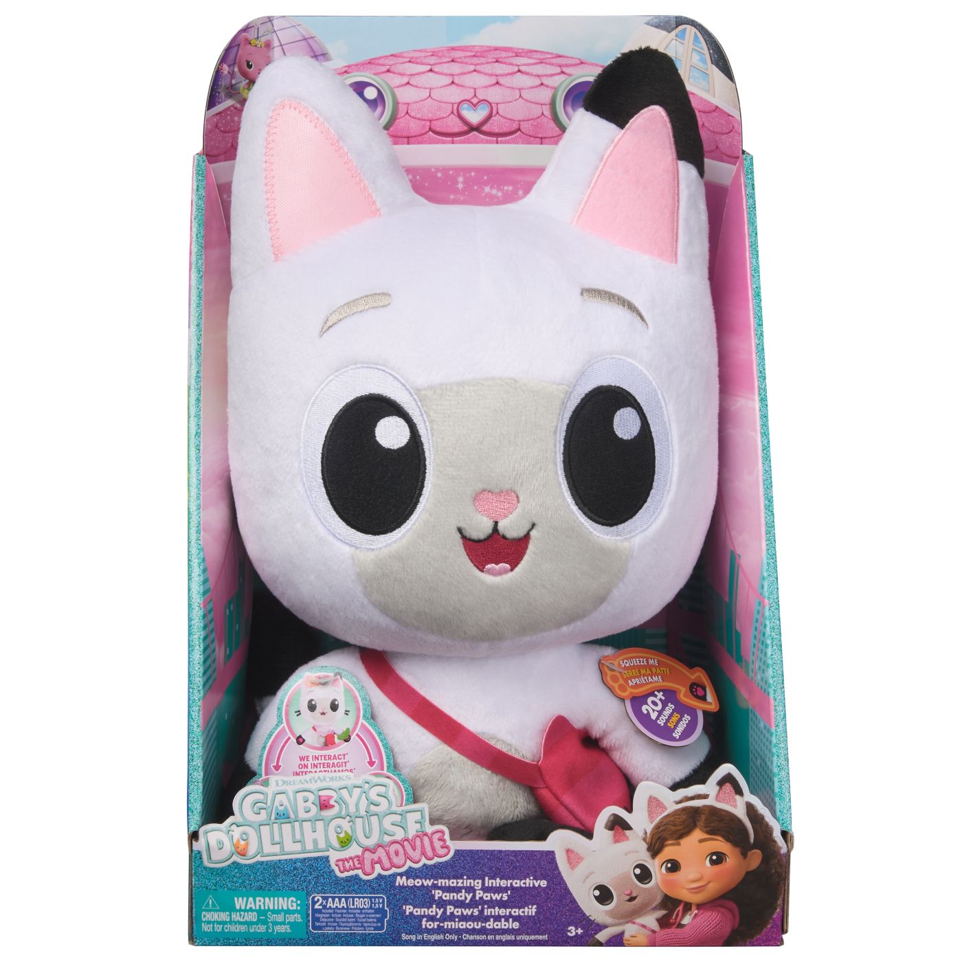 Jucaria interactiva de plus, Pandy Paws, 3 ani+, Gabby`s Do : Bebe Tei