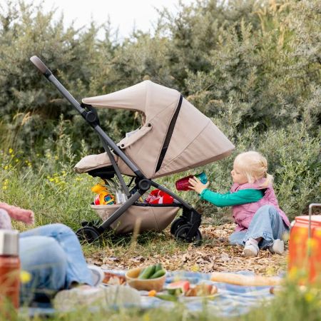 Accesoriu Nest to seat pentru caruciorul Aer2, Sandy Taupe, : Bebe Tei
