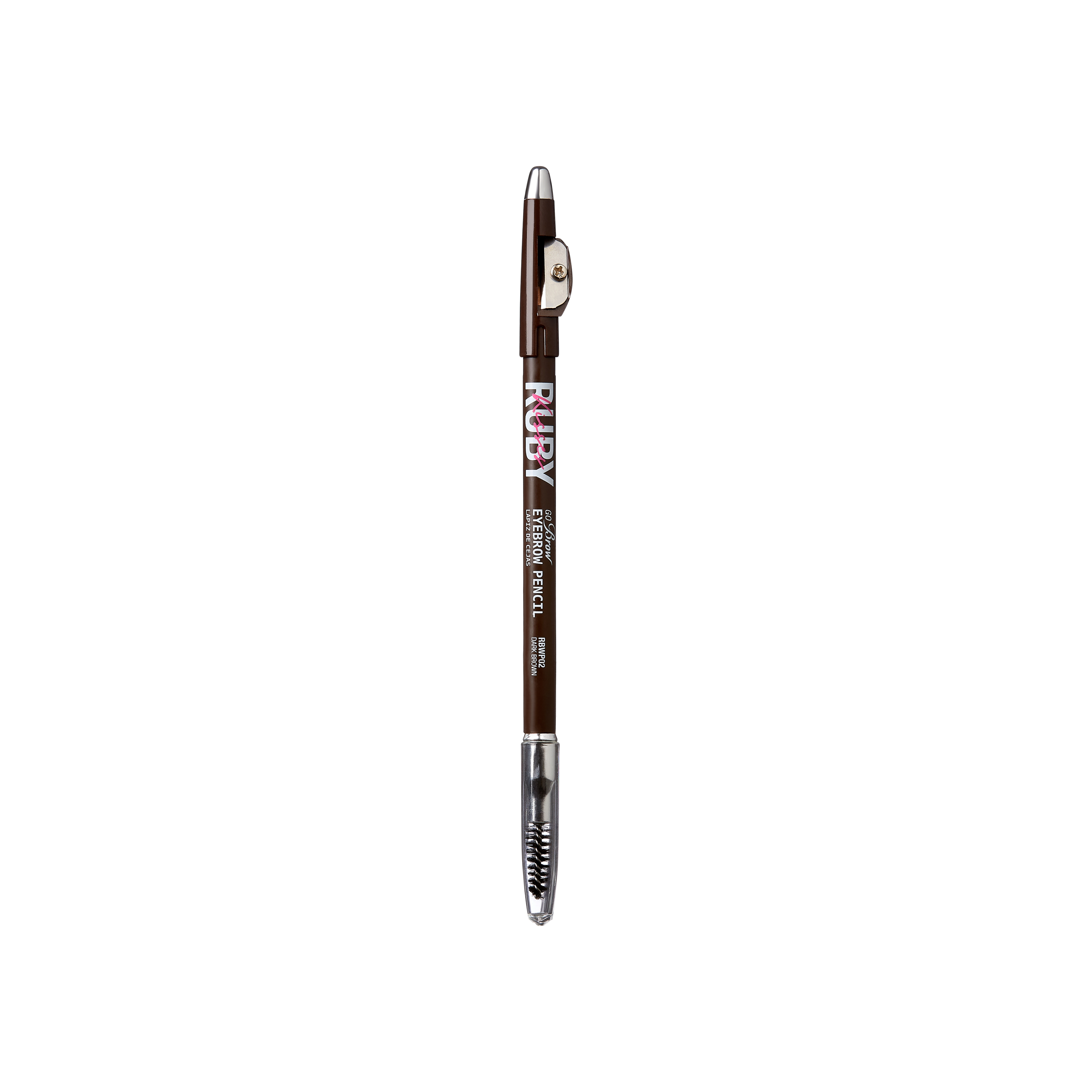 Creion pentru sprancene Go Brow, Dark Brown, 1.25 g, Ruby K : Bebe Tei