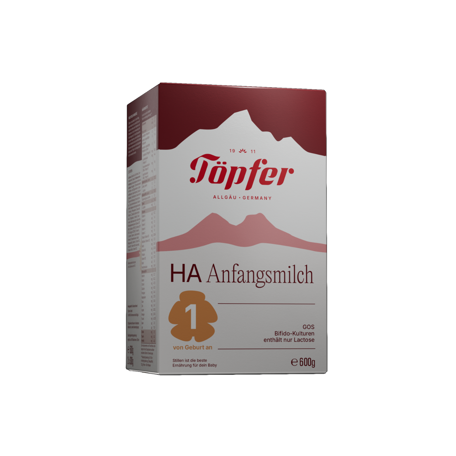 Formula de lapte praf HA1, 600 g, Topfer : Bebe Tei
