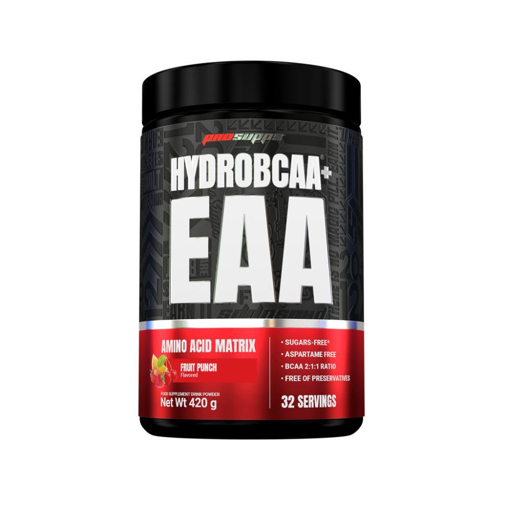 Complex de aminoacizi HYDROBCAA+EAA, Fruit Punch, 420 g, Pr : Bebe Tei