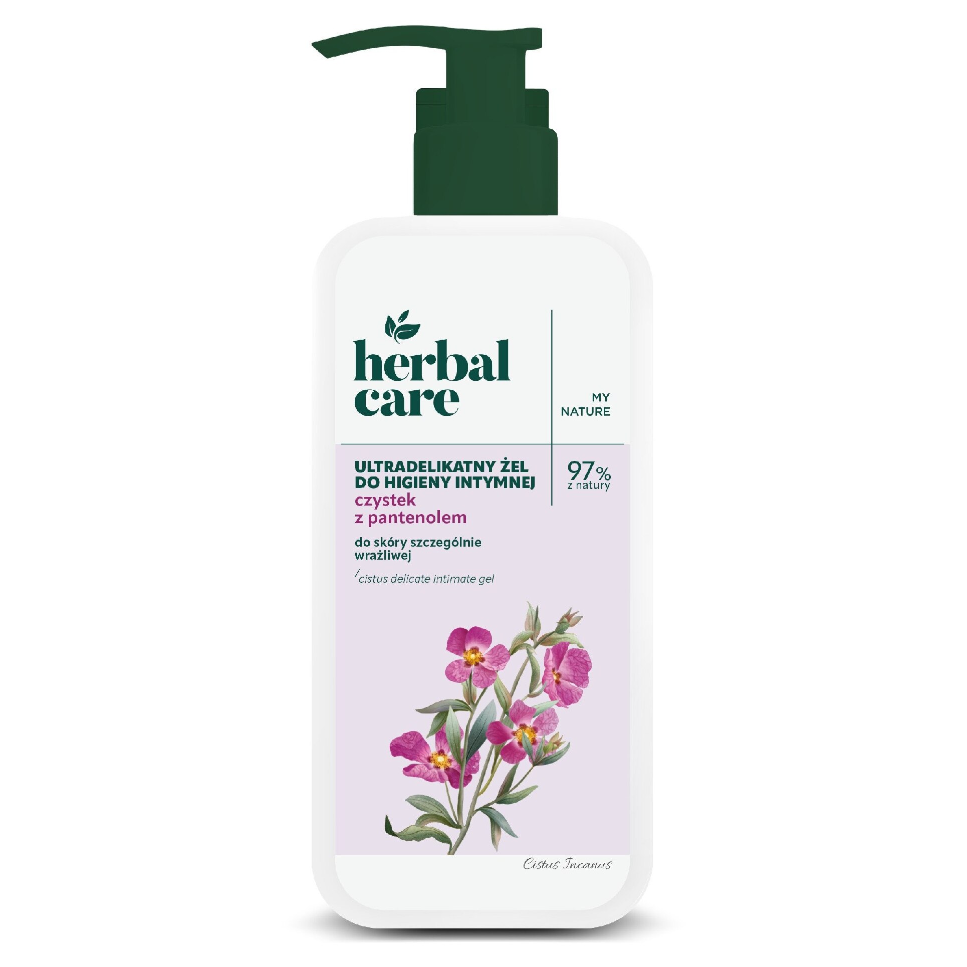 Gel intim cu extract de Cistus si Pantenol Herbal Care, 330 : Bebe Tei