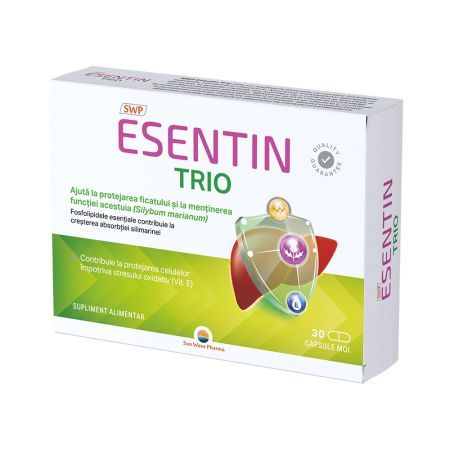 Esentin Trio, 30 capsule, Sun Wave Pharma : Bebe Tei
