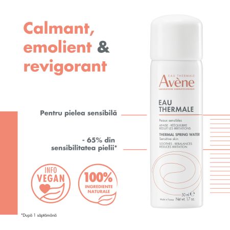 Apa termala spray, 50 ml, Avene : Bebe Tei