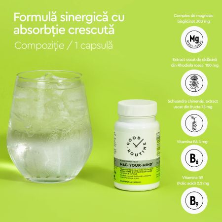 Mag Your Mind, 30 capsule, Good Routine : Bebe Tei