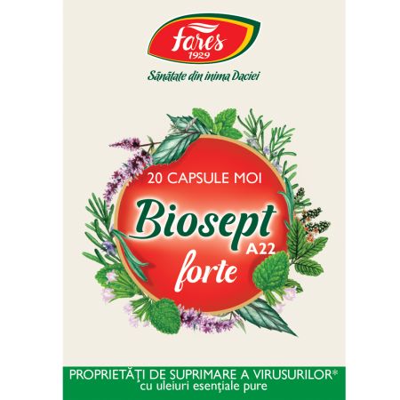 Biosept Forte, 20 capsule, Fares : Bebe Tei