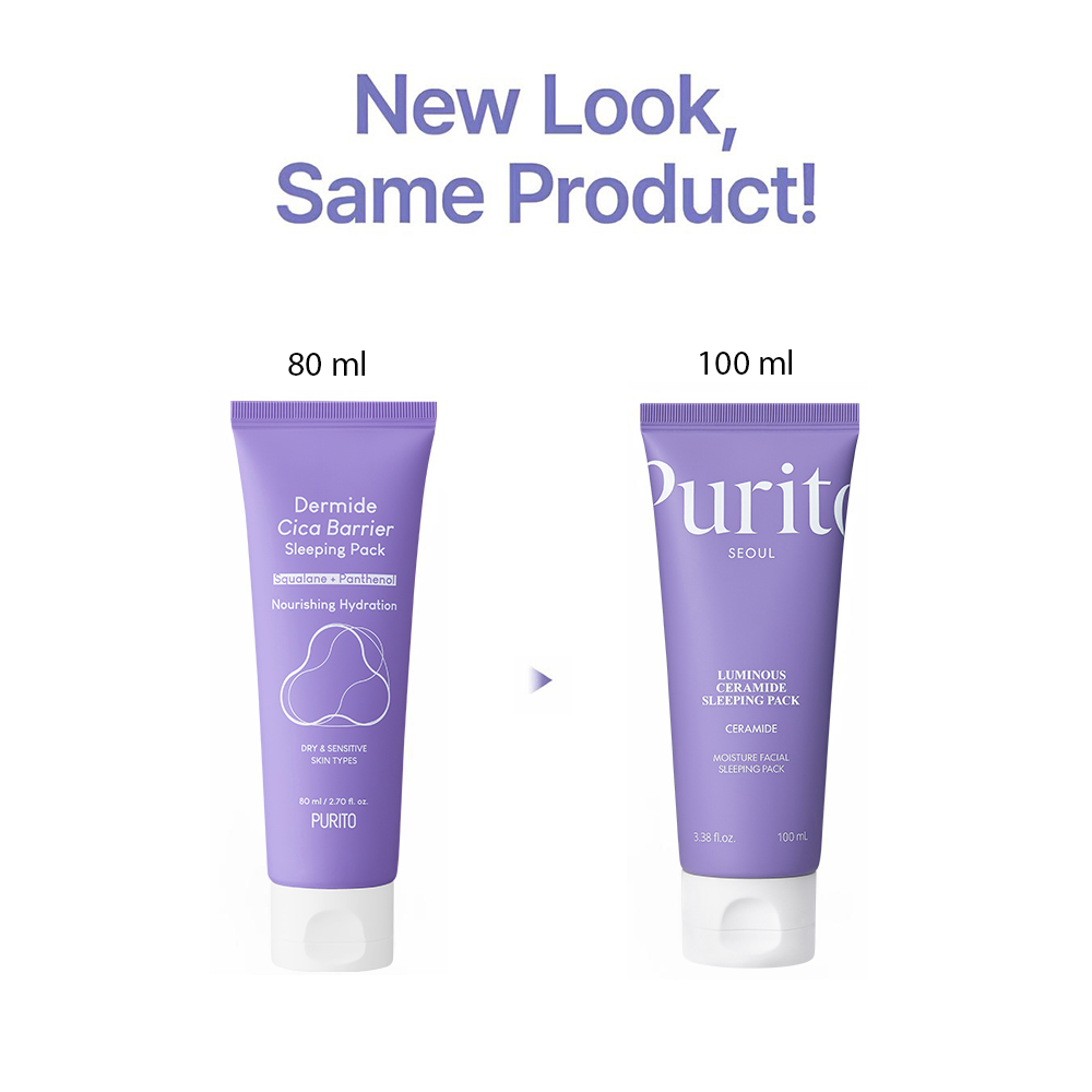 Masca de noapte cu ceramide Luminous Ceramide, 100 ml, Puri : Bebe Tei