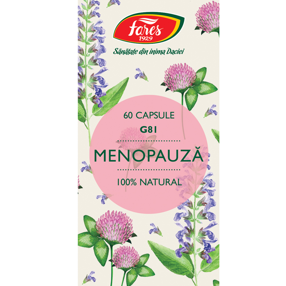 Menopauza, 60 comprimate, Fares : Bebe Tei