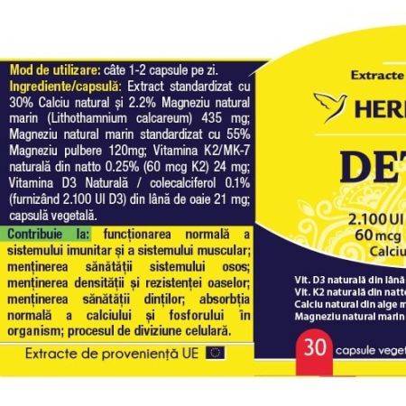 Detrix complex, 30 capsule, Herbagetica : Bebe Tei
