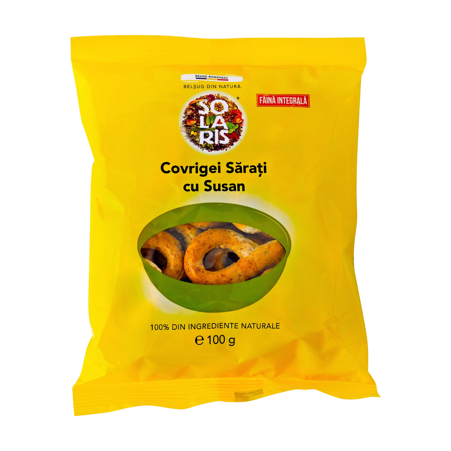 Covrigei sarati cu susan, 100 g, Solaris : Bebe Tei