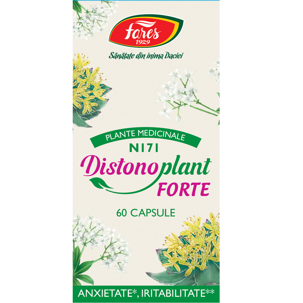 Distonoplant Forte N171, 60 capsule, Fares : Bebe Tei