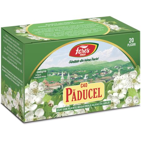Ceai paducel, frunze si flori, 20 plicuri, Fares : Bebe Tei