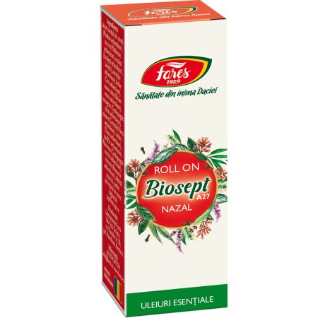Biosept nazal cu uleiuri esentiale A27, 5ml, Fares : Bebe Tei