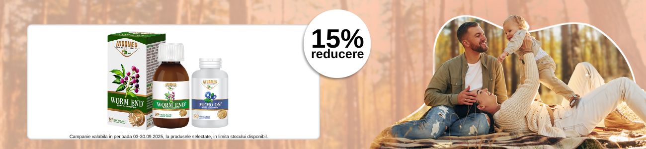 Promotie cu reducere de 15% la Ayurmed : Bebe Tei