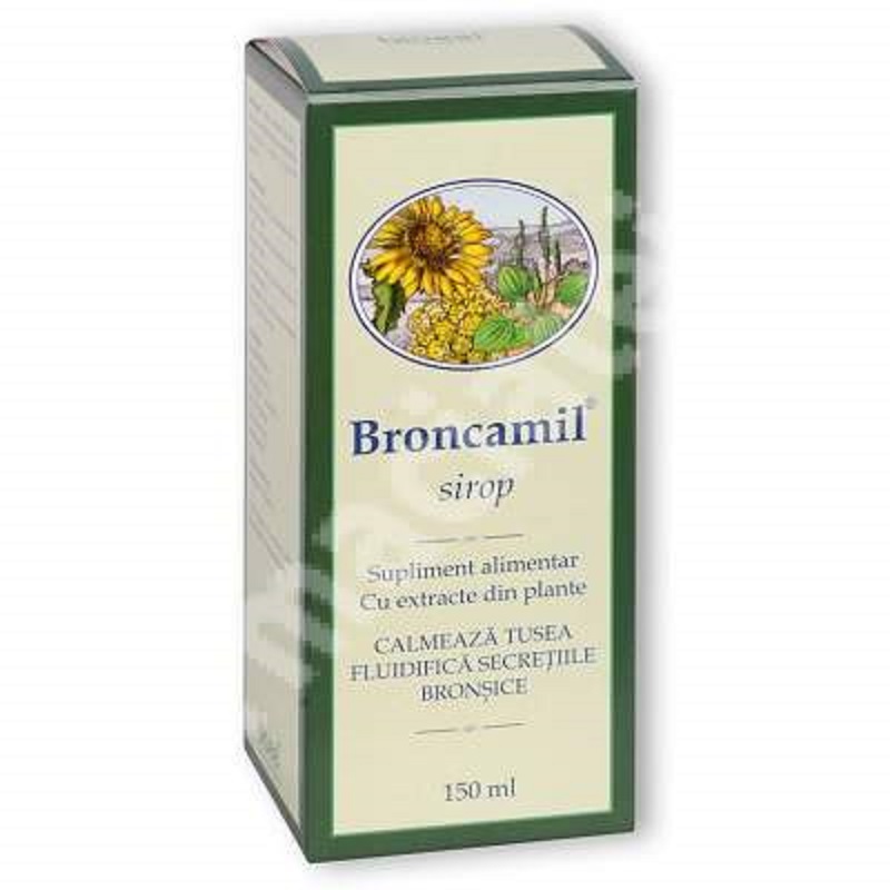 Broncamil Sirop cu Vitamina C, 150 ml, Bioeel : Bebe Tei