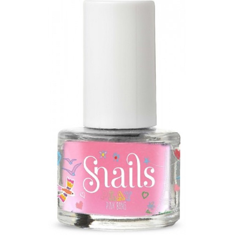 Lac de unghii oja pentru copii Play Pink Bang, 7 ml, Snails : Bebe Tei