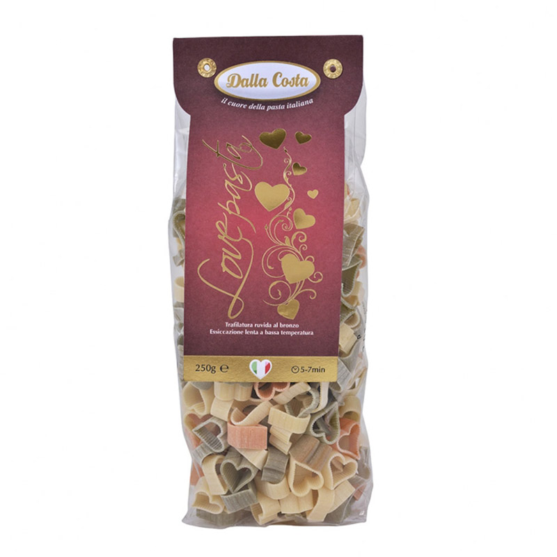Paste din grau dur tricolore Love, 250 g, Dalla Costa : Bebe Tei