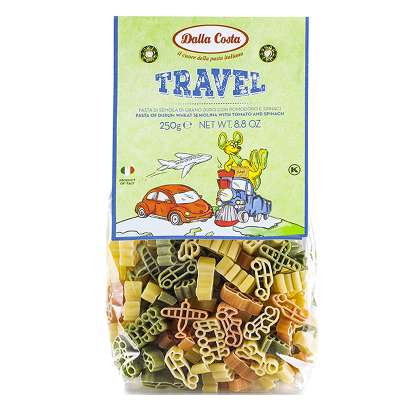 Paste din grau dur tricolore Travel, 250 g, Dalla Costa : Bebe Tei