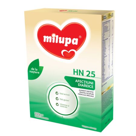 Formula speciala dietetica de lapte HN 25, 300 g, Milupa : Bebe Tei